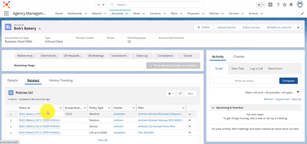Workflow Process - Update | Brilliantly Bundled Insurance Agency Software