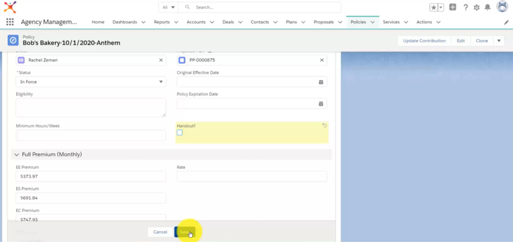 Workflow Process - Update | Brilliantly Bundled Insurance Agency Software